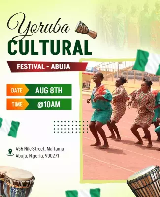 Online Cultural Flyer Templates for Festivals & Heritage Events
