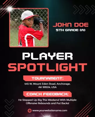 Free Spotlight Flyer Templates for Employee & Student Recognition