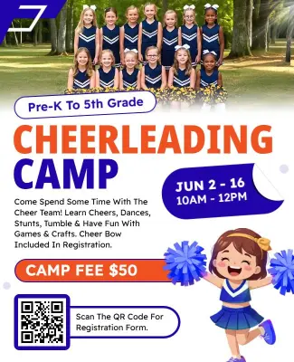 Cheerleading Flyer Templates - Free & Easy to Customize