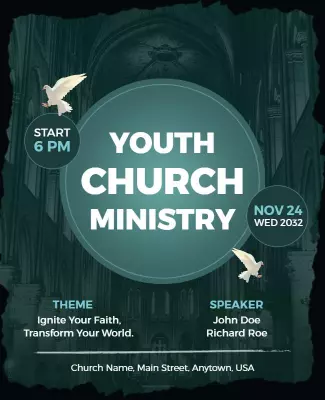 Youth Flyer Templates for Church, Sports, and Events